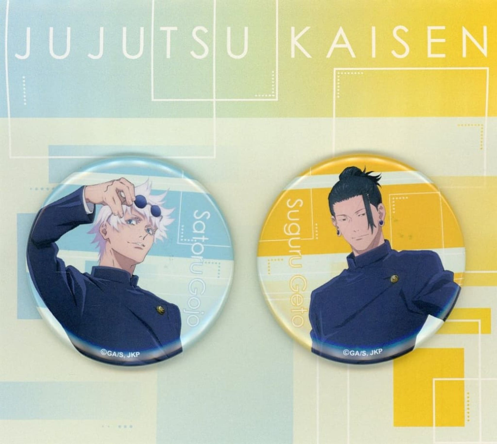 [Jujutsu Kaisen] Shinjuku Exclusive Can Badge Set- Satoru Gojo Suguru ...
