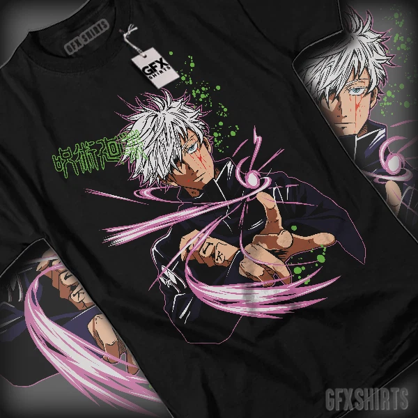 Jujutsu Kaisen Shirt Geto Suguru Gojo Anime Manga Graphic Design T ...