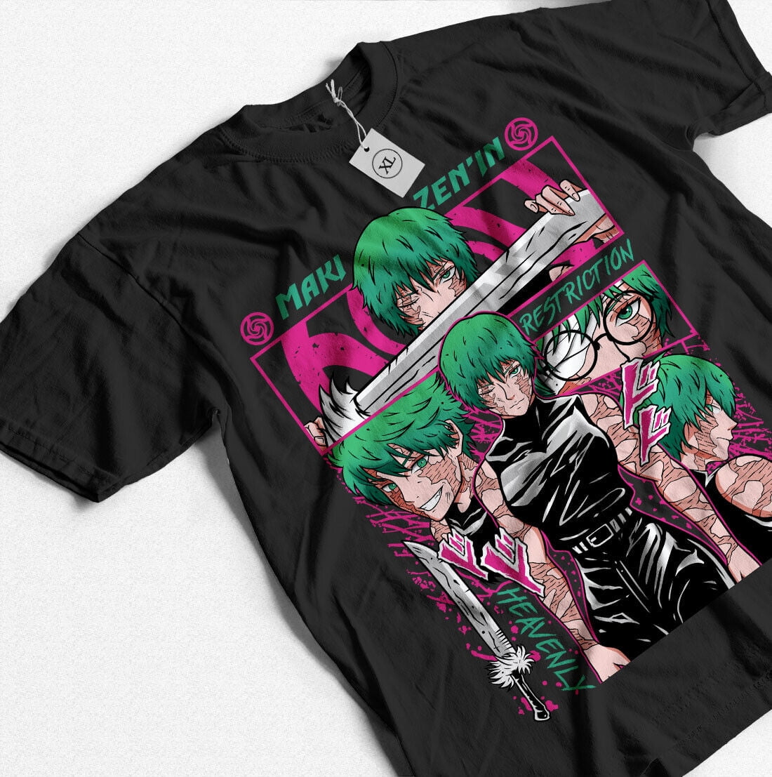 Jujutsu Kaisen Shirt Maki Zenin Anime Manga Kawaii Horror Tee - Walmart.com