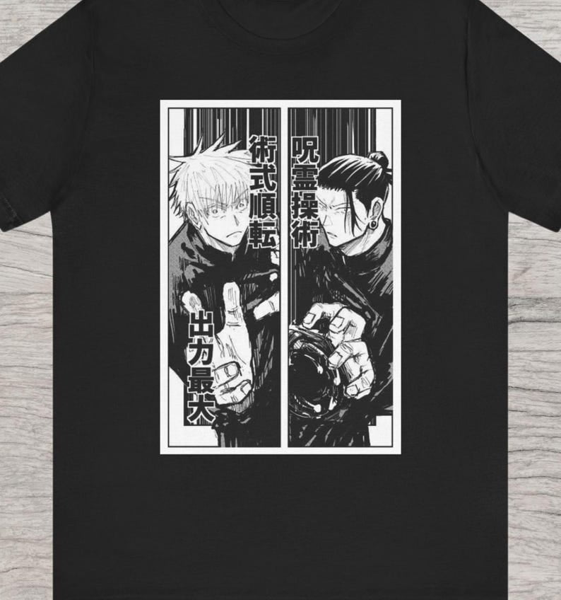 Jujutsu Kaisen Shirt Satoru Gojo Anime Shirt Geto Suguru Anime Clothing ...