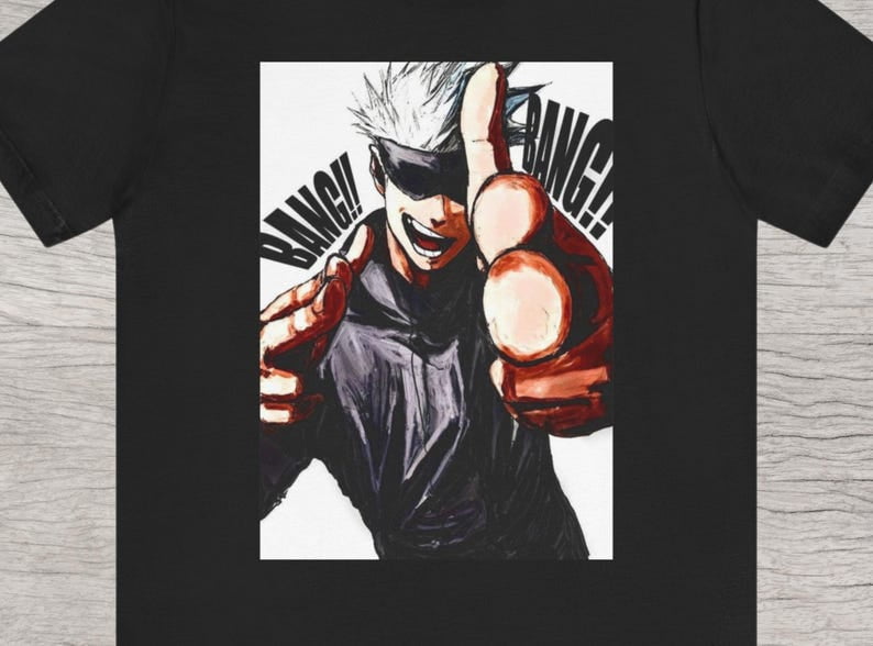 Jujutsu Kaisen Shirt Satoru Gojo Shirt Jujutsu Kaisen Anime Clothing ...