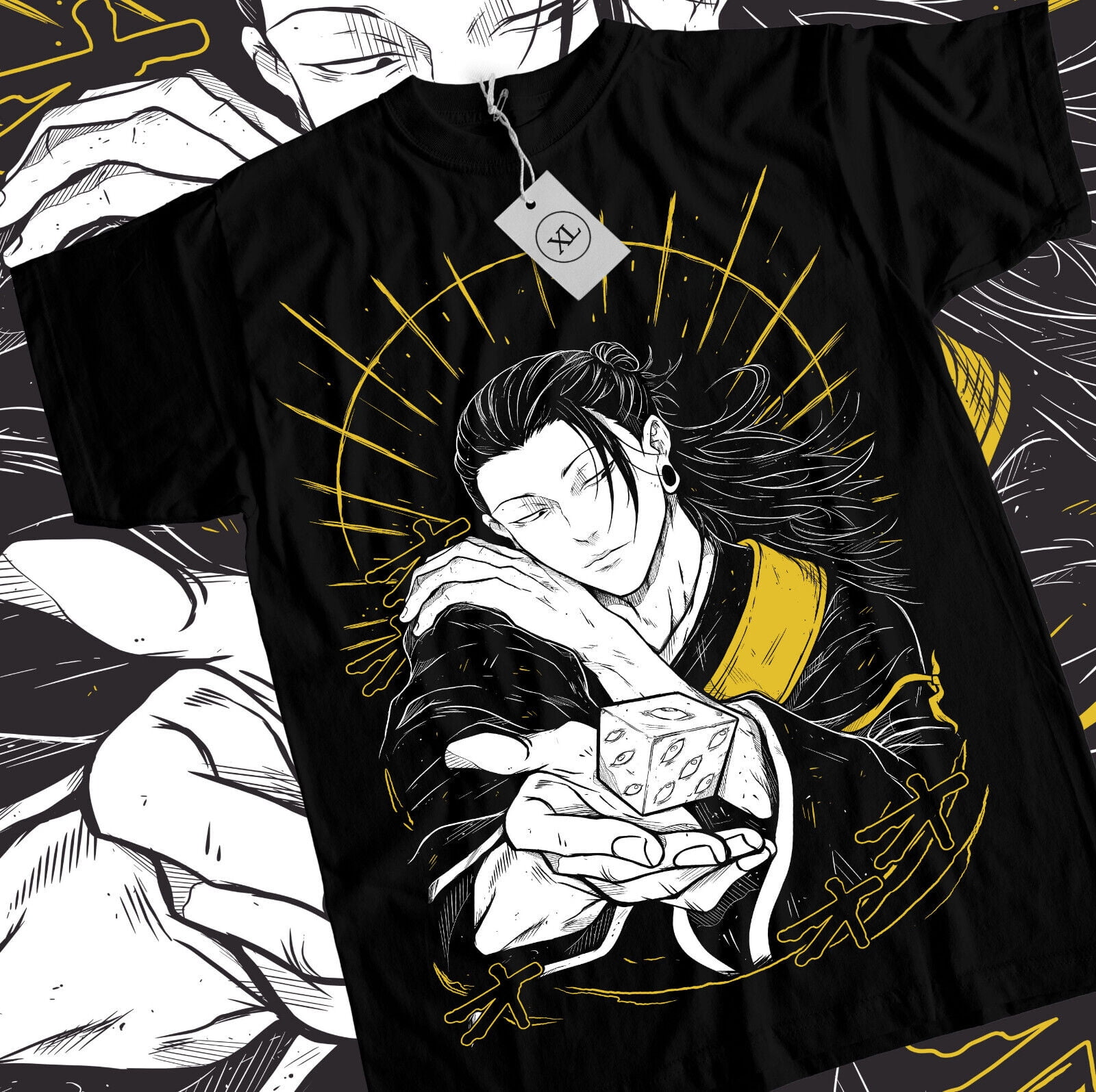 Jujutsu Kaisen Shirt Suguru Geto Anime Villain Graphic Tee - Walmart.com
