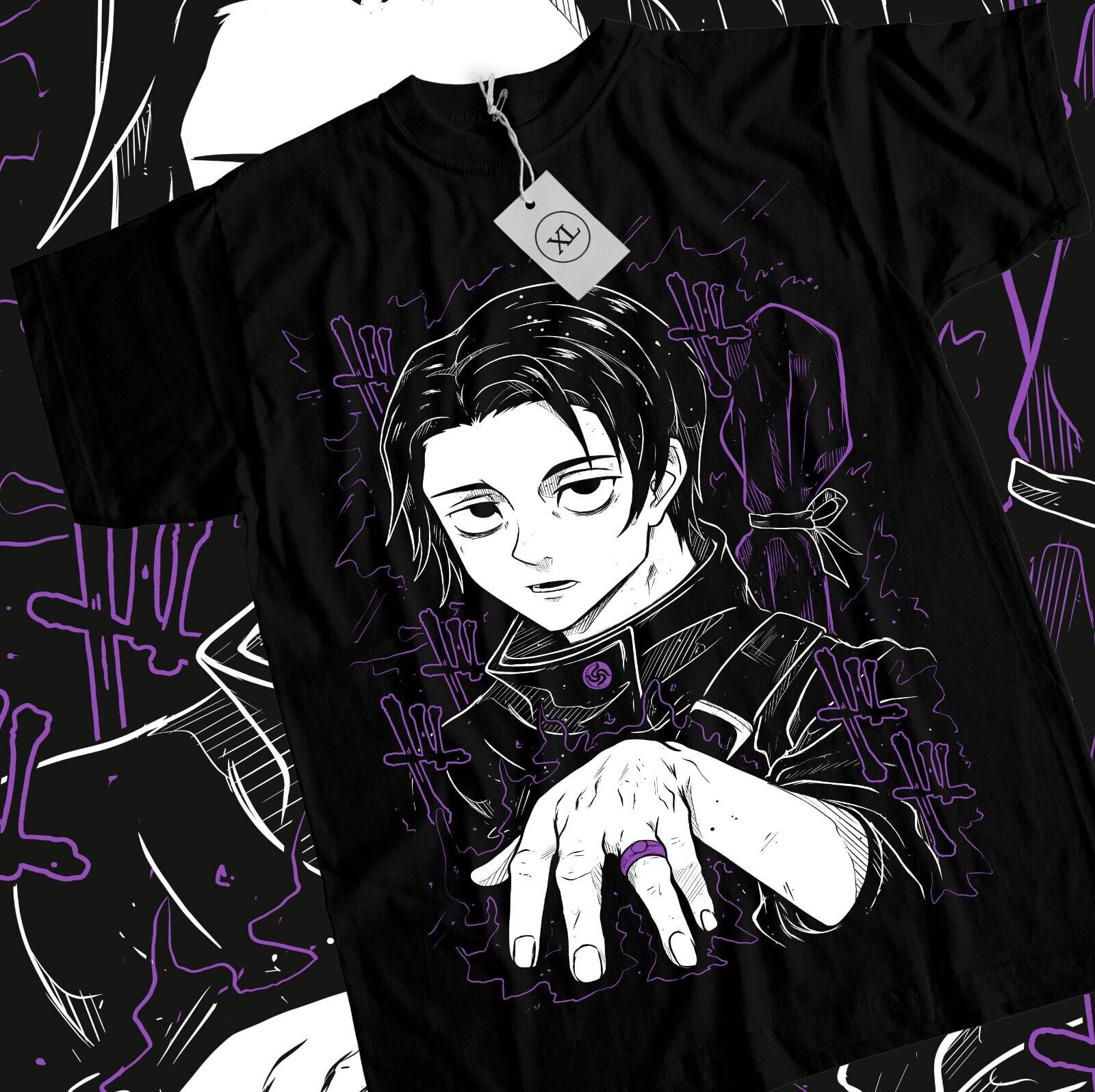 Jujutsu Kaisen Shirt Yuta Okkotsu Gojo Anime Horror Graphic Tee ...