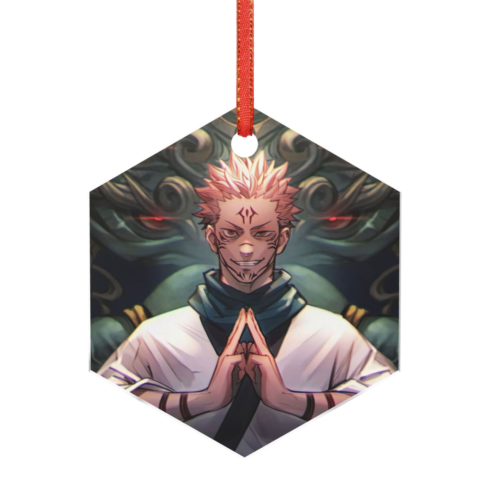 Jujutsu Kaisen Sukuna Acrylic Christmas Ornaments Christmas Tree ...