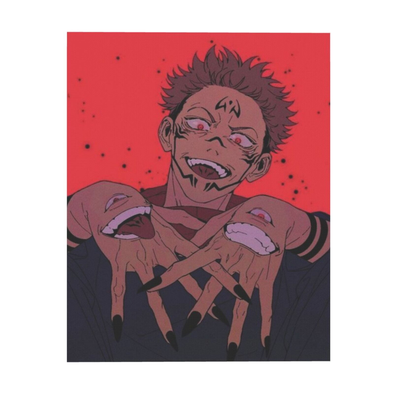 Jujutsu Kaisen Sukuna Anime Canvas Decorative Poster Unframed Wall Art ...