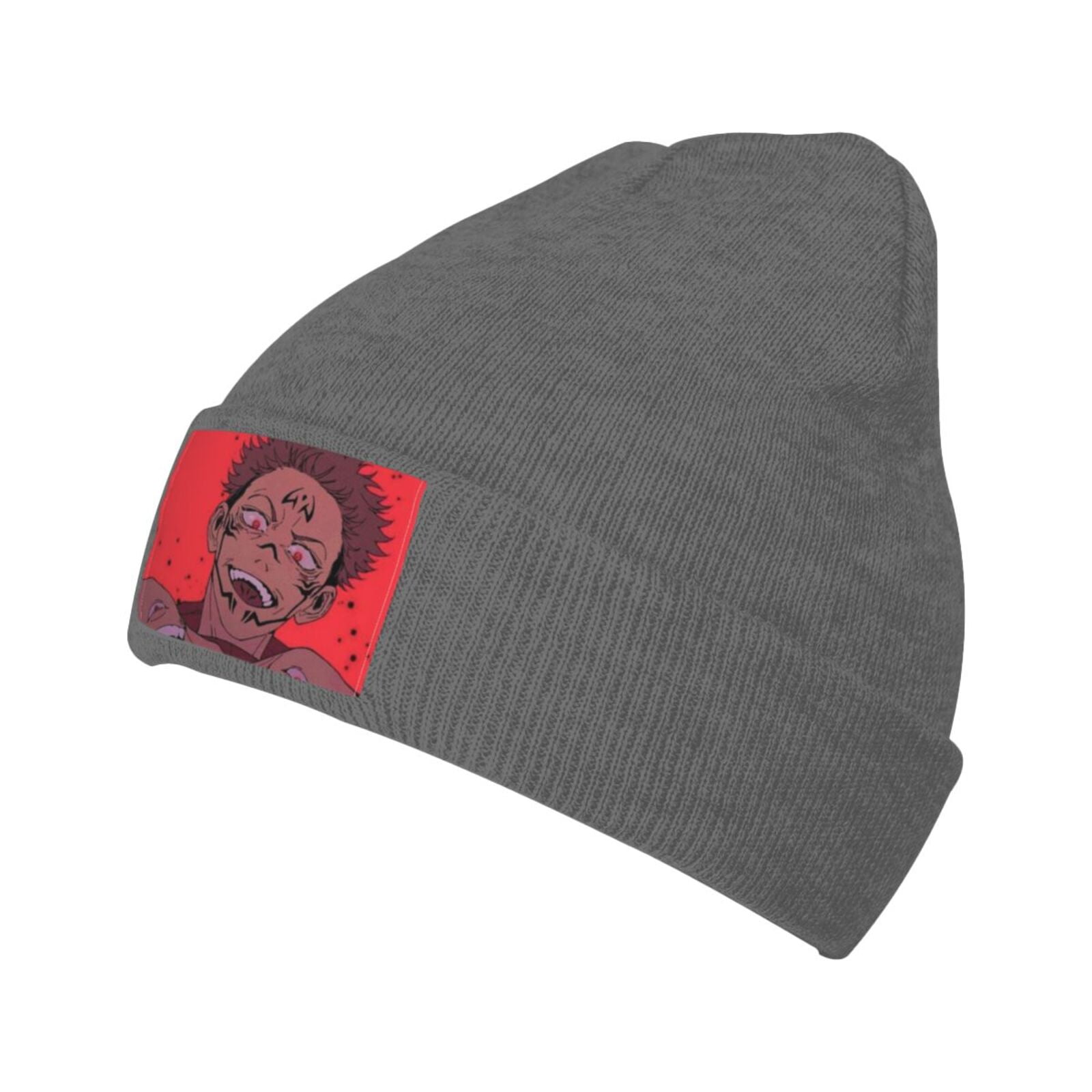 Jujutsu Kaisen Sukuna Anime Knitted Beanie Hat Daily Winter Warm ...