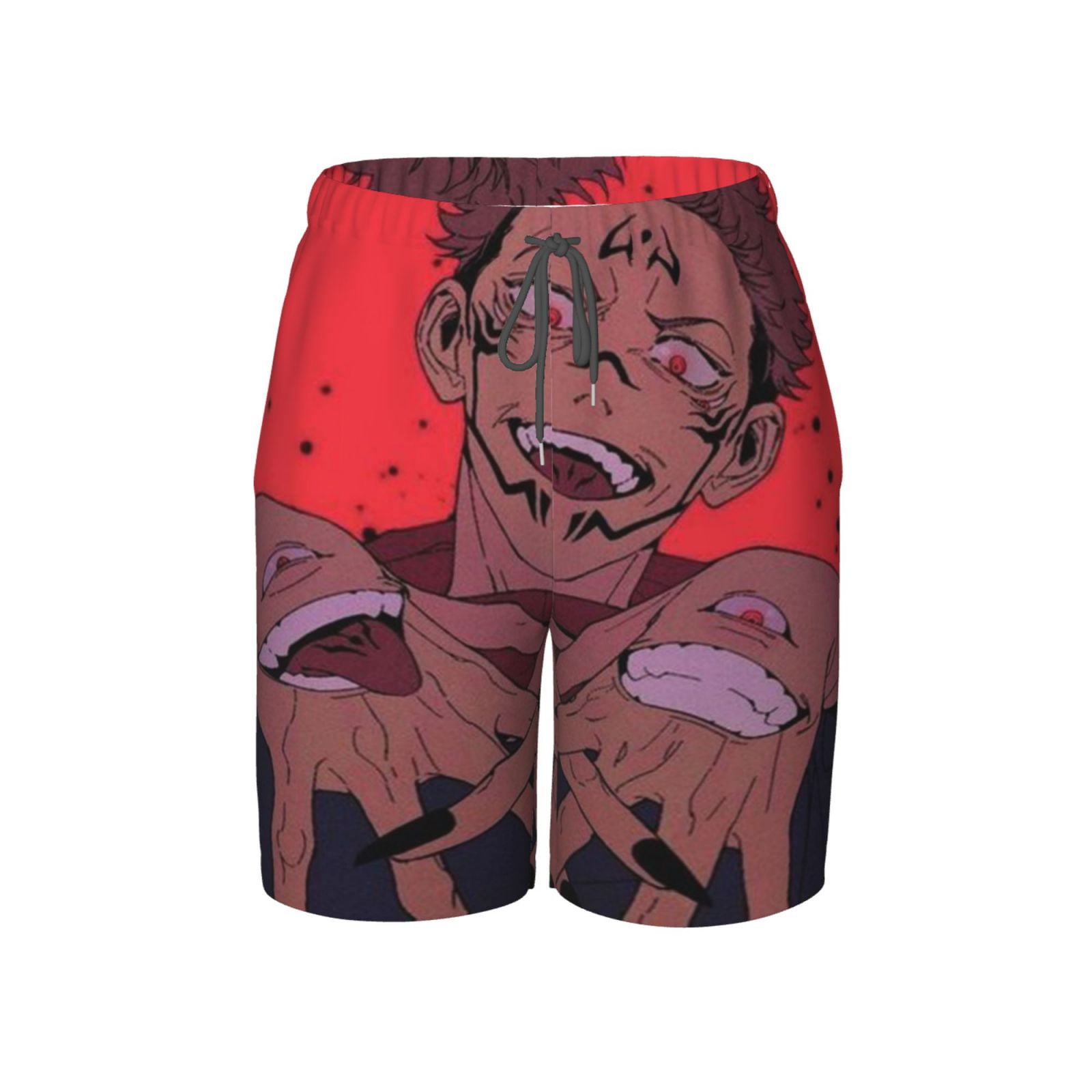 Jujutsu Kaisen Sukuna Anime Teen Swim Trunks Surfing Beach Hawaii Board ...