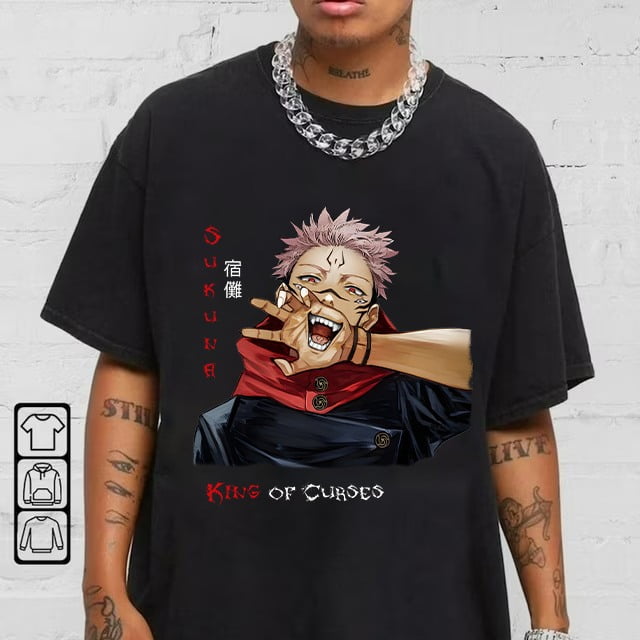 Jujutsu Kaisen Sukuna Shirt, Sukuna Mouth T-Shirt, Ryomen Sukuna Shirt ...