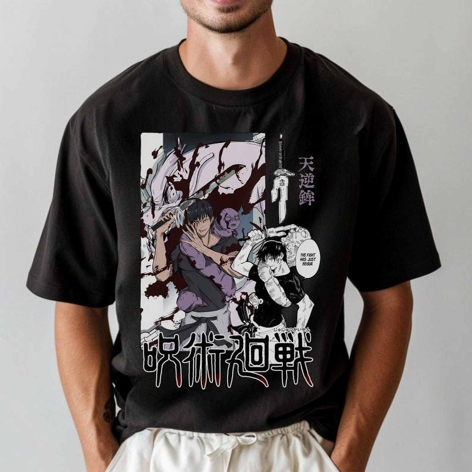 Jujutsu Kaisen Toji Fushiguro Anime Shirt – JJK Toji Manga t-shirt ...