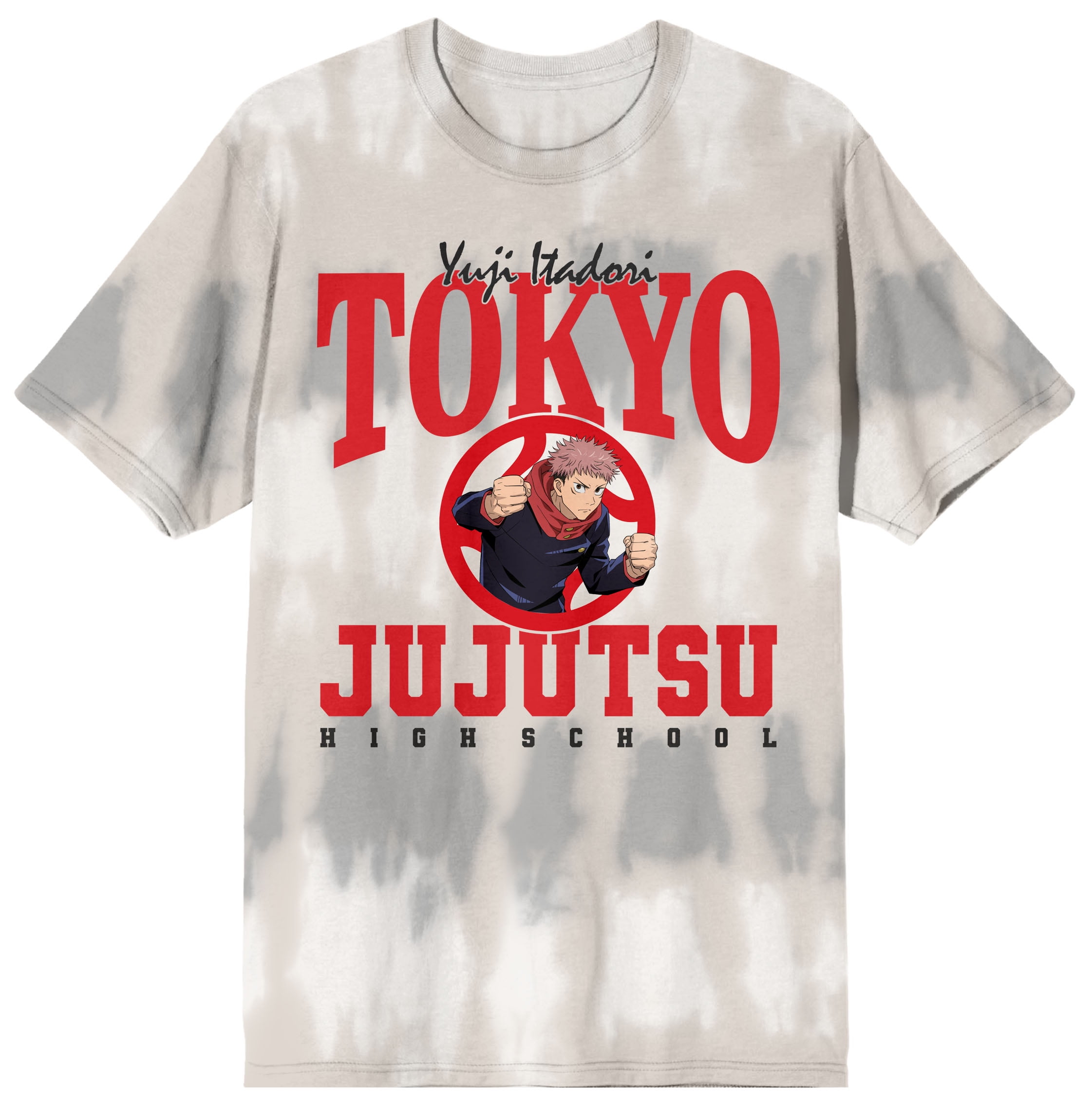 Jujutsu Kaisen Tokyo Jujutsu Yuji Itadori Crew Neck Short Sleeve Gray ...