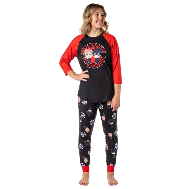 Jujutsu Kaisen Women's Pajamas Tokyo Jujutsu High School Yuji Itadori ...