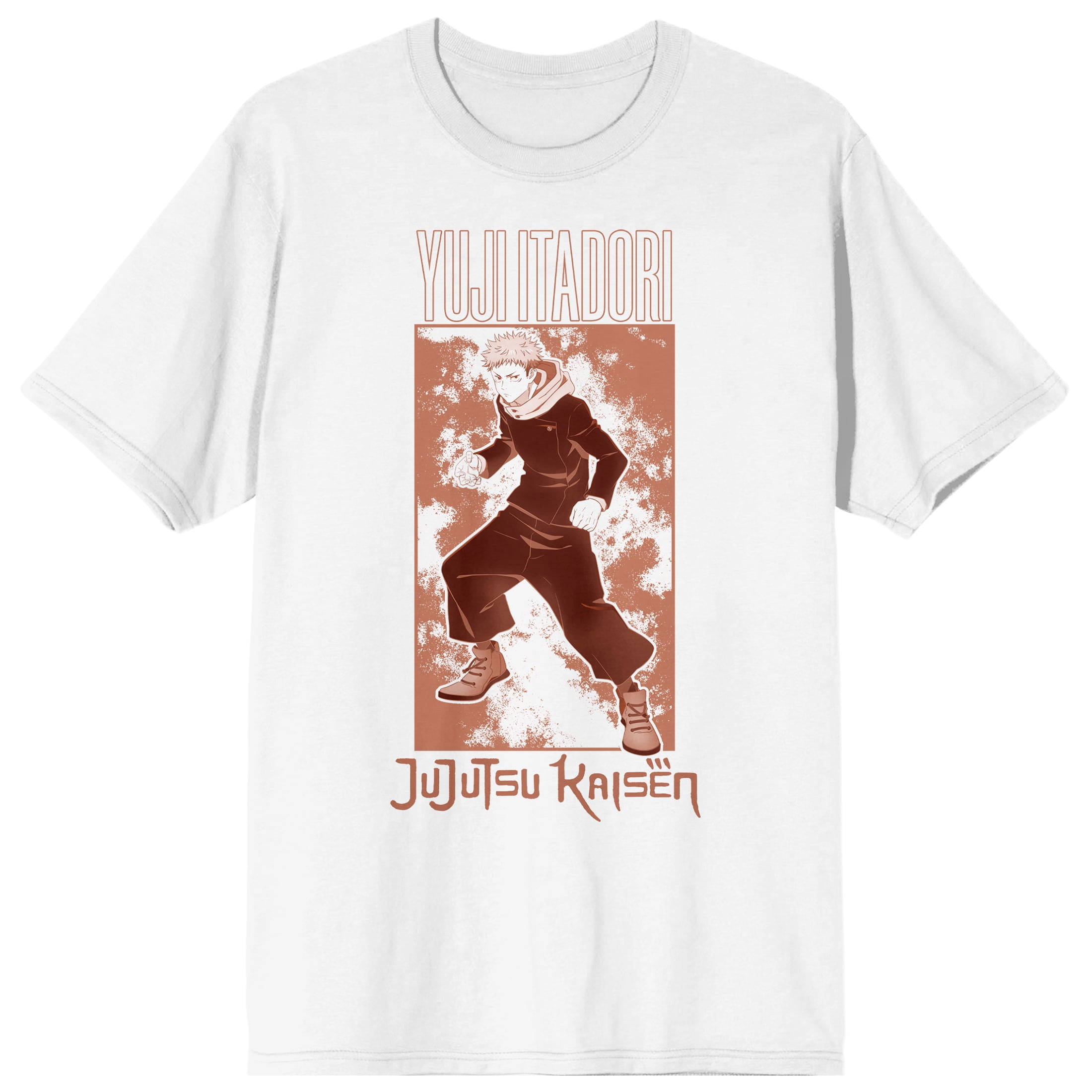 Jujutsu Kaisen Yuji Itadori Character Men's White Short Sleeve Tee ...
