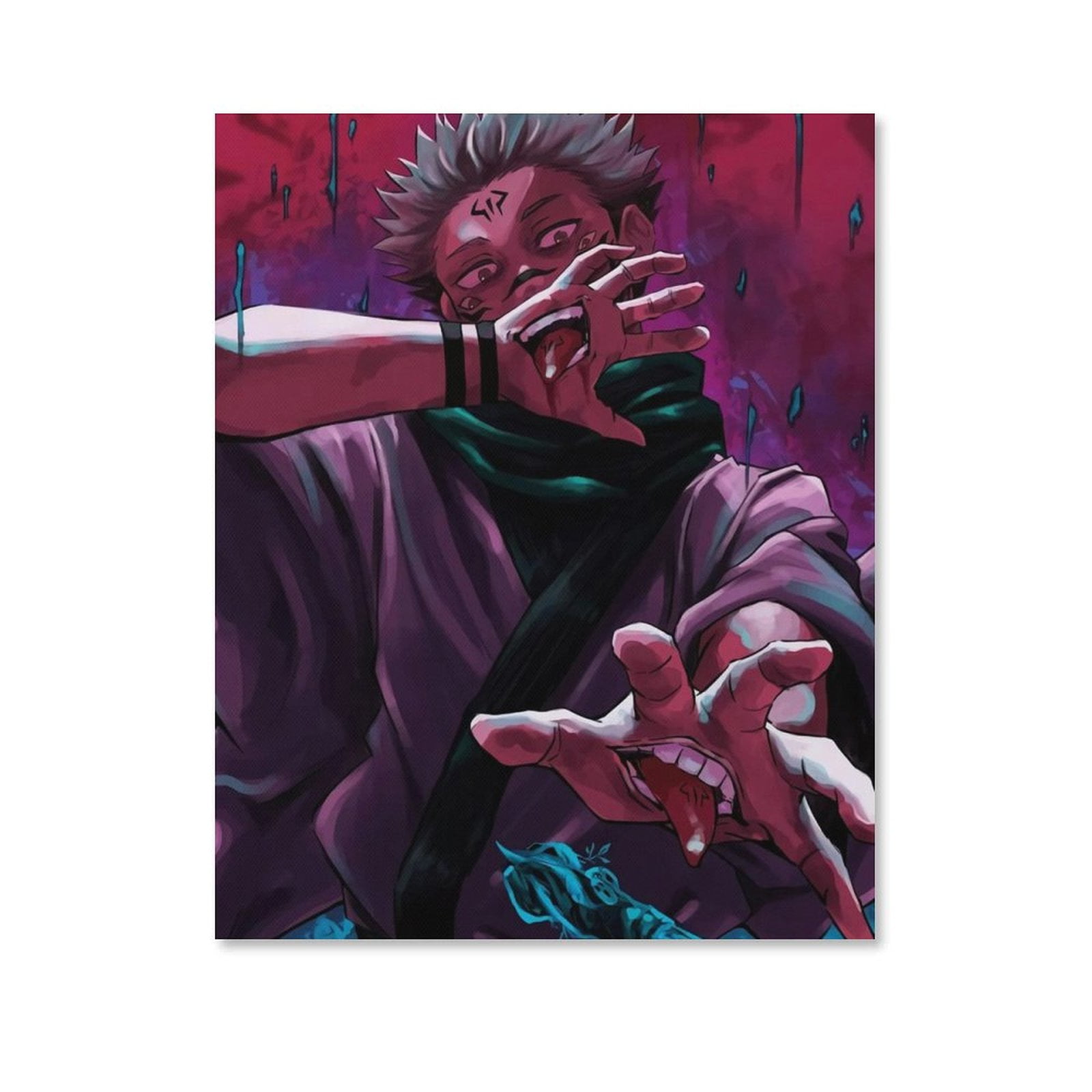 Jujutsu Kaisen Yuji Itadori Decorative Painting Canvas Wall Poster Art ...