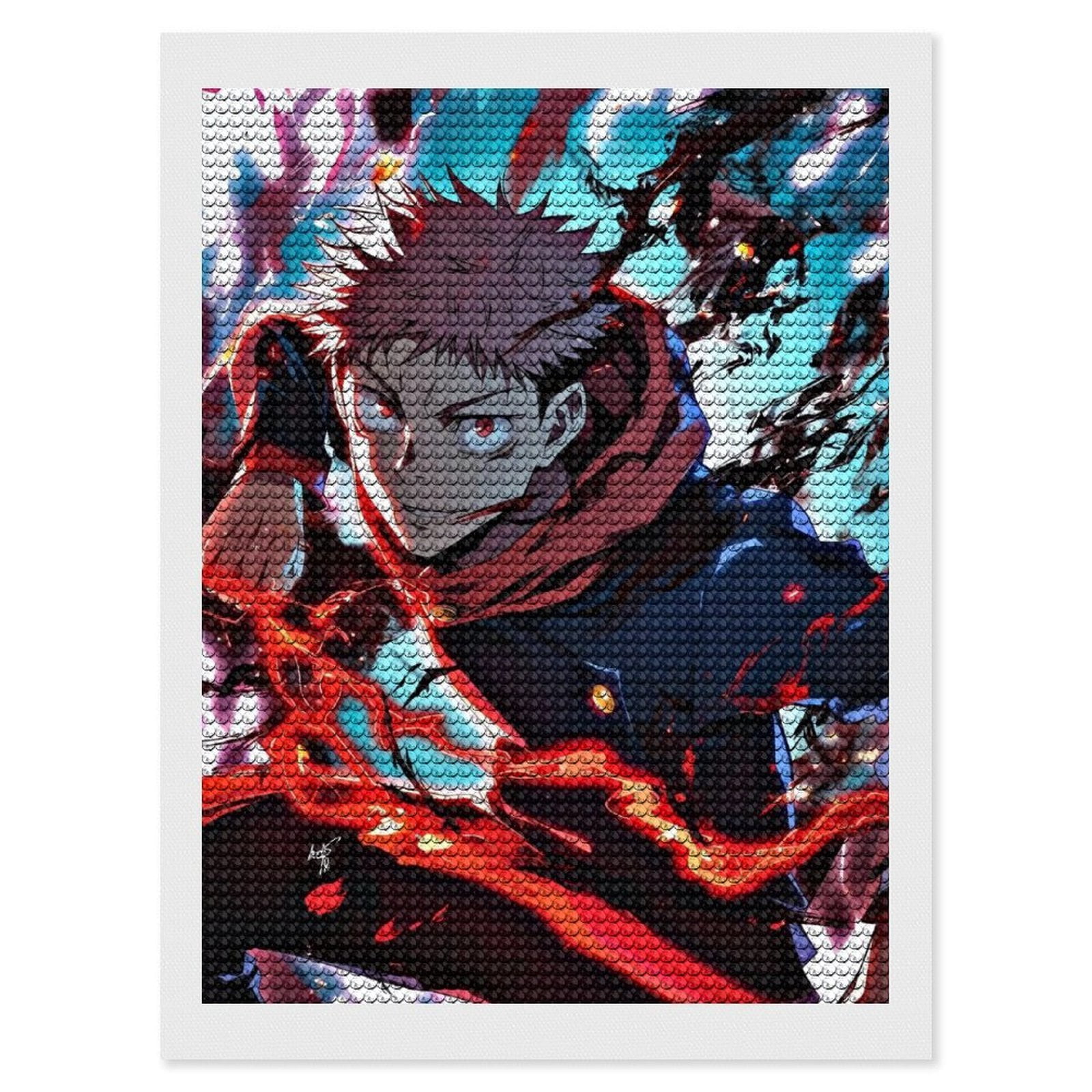 Jujutsu Kaisen Yuji Itadori Diamond Art Kits for Adults 5D Diamond Art ...