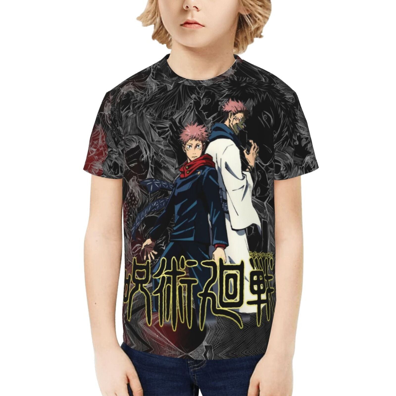 Jujutsu Kaisen Yuji Itadori Kids T-Shirt 3d Printed Graphic T-Shirts ...