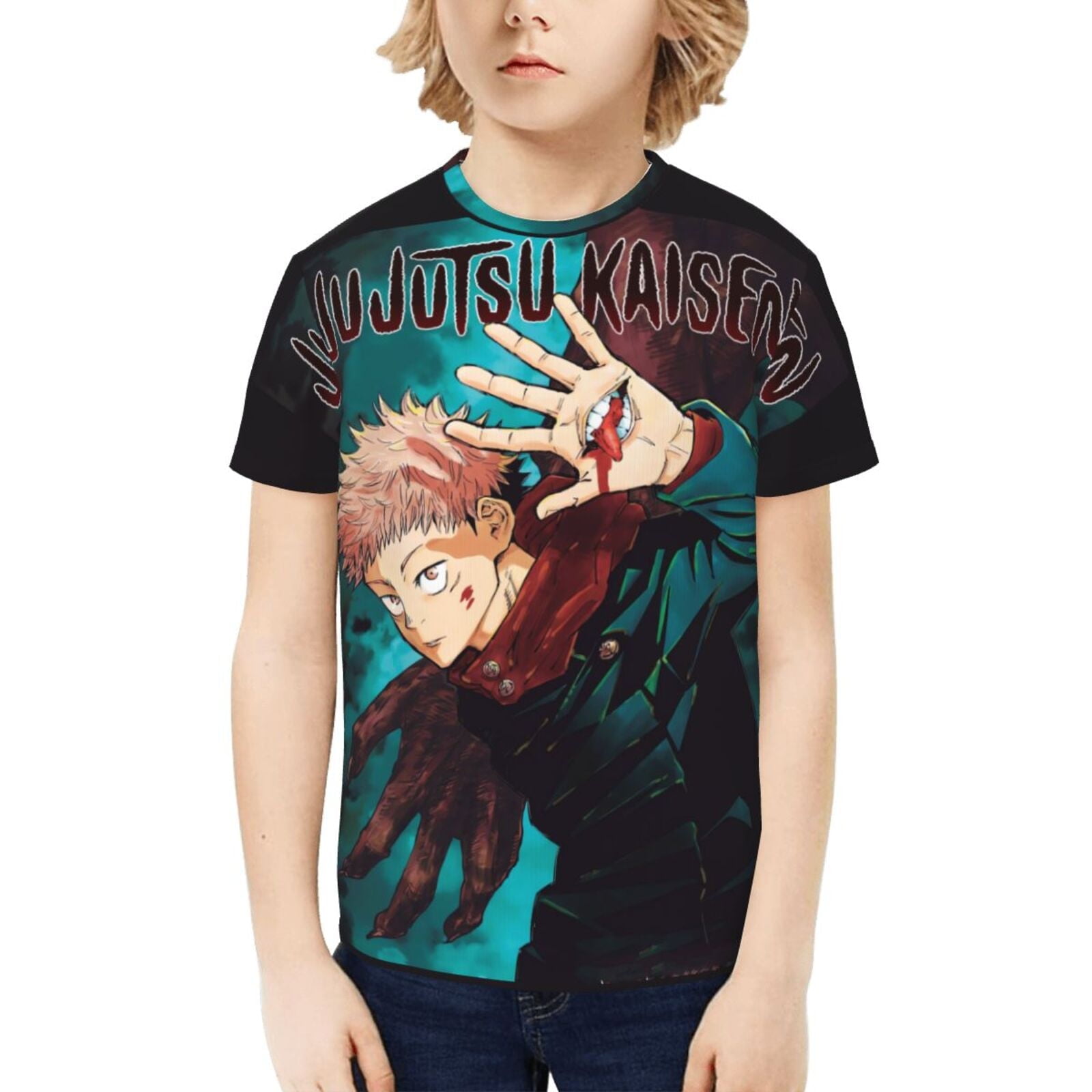 Jujutsu Kaisen Yuji Itadori Kids T-Shirt 3d Printed Graphic T-Shirts ...