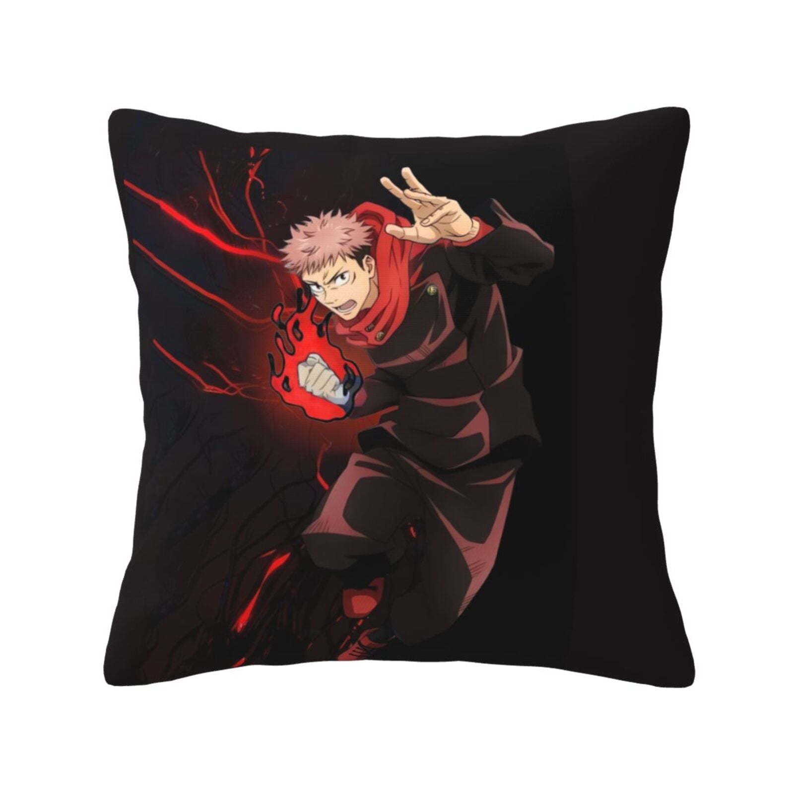Jujutsu Kaisen Yuji Itadori Throw Pillow Covers Cases Cushion Cover ...