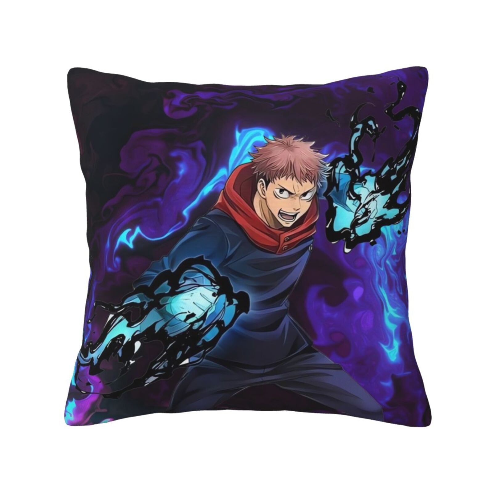Jujutsu Kaisen Yuji Itadori Throw Pillow Covers Cases Cushion Cover ...