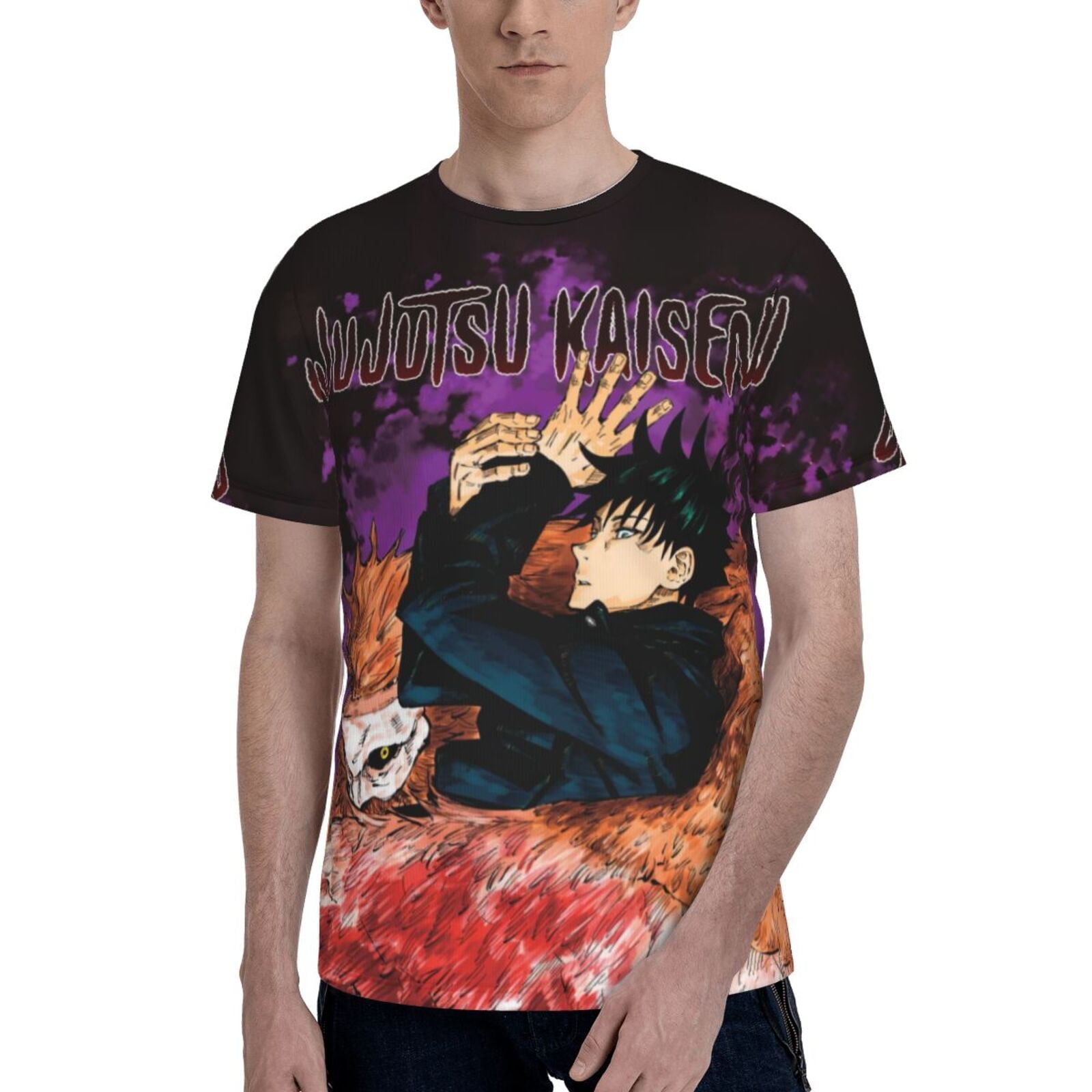 Jujutsu Kaisen Yuji Itadori Unisex 3d Pattern Printed Short Sleeve T ...