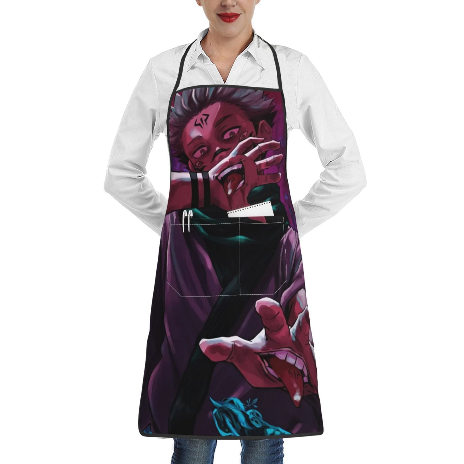 Jujutsu Kaisen Yuji Itadori Waterproof Apron Home Decor Kitchen Fashion ...