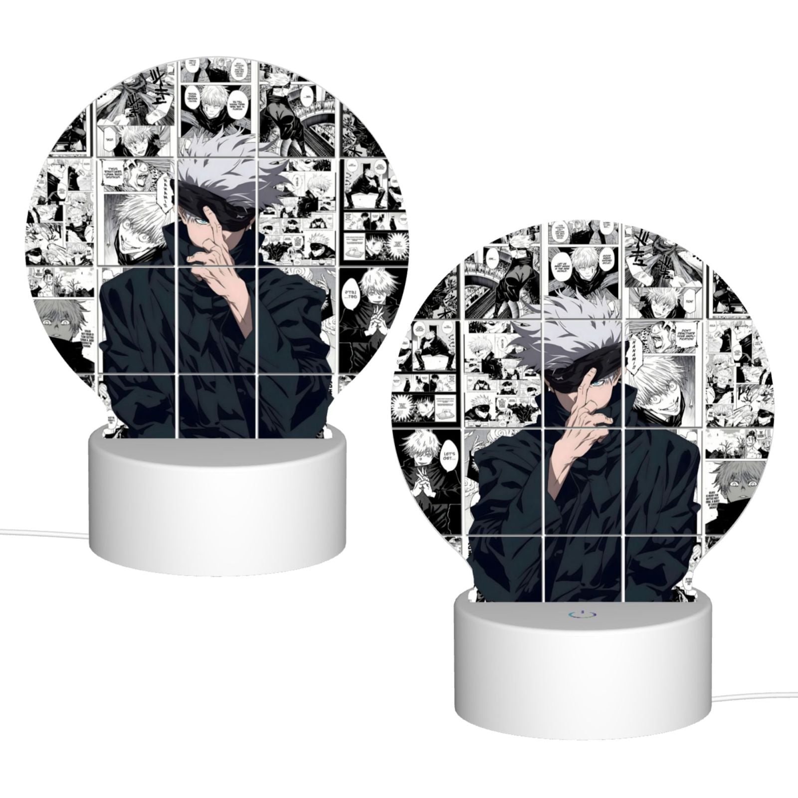 Jujutsu Kaisen anime round acrylic night light is suitable for rooms ...
