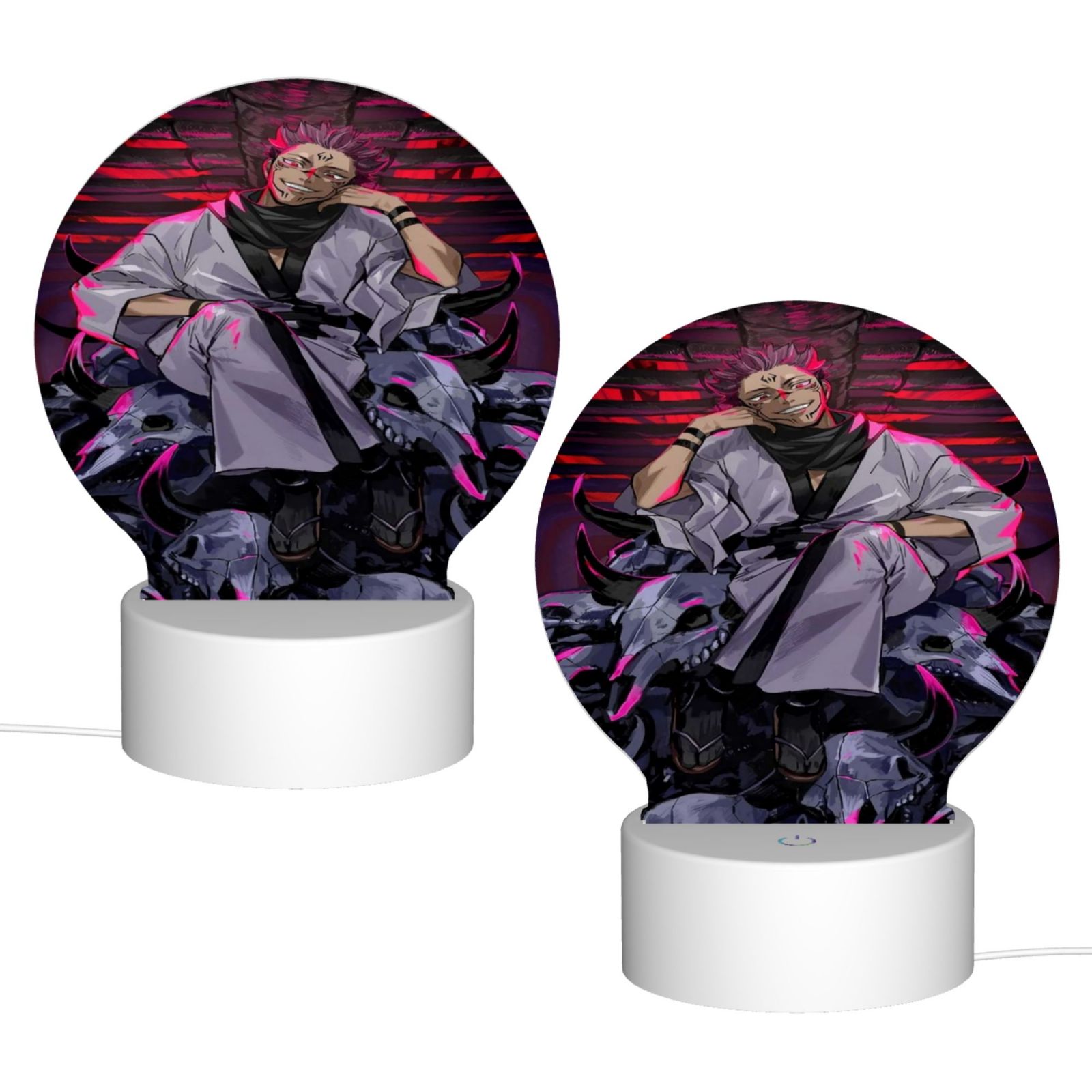 Jujutsu Kaisen anime round acrylic night light is suitable for rooms ...