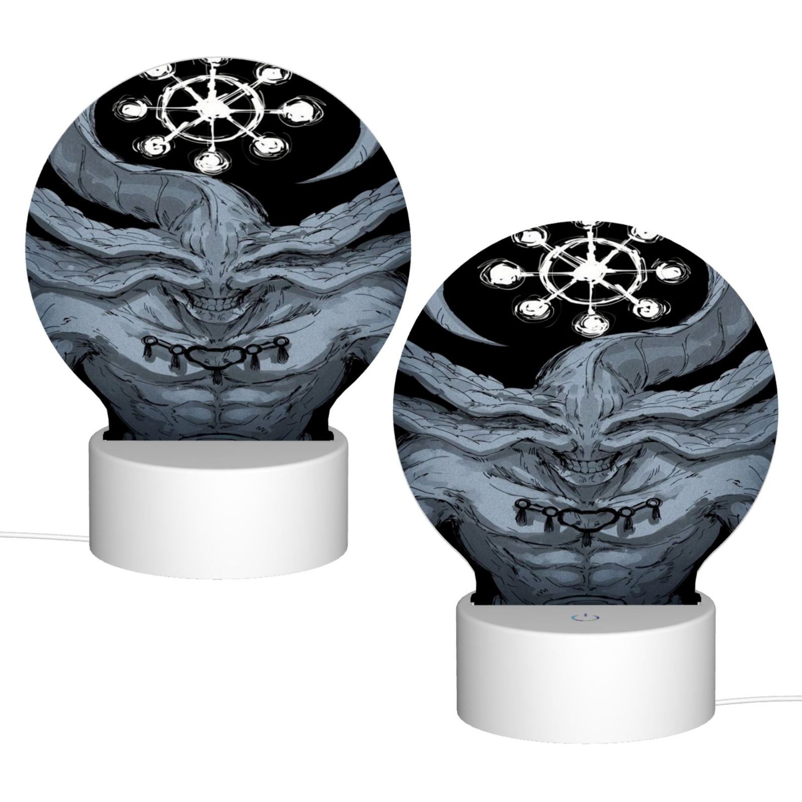 Jujutsu Kaisen anime round acrylic night light is suitable for rooms ...