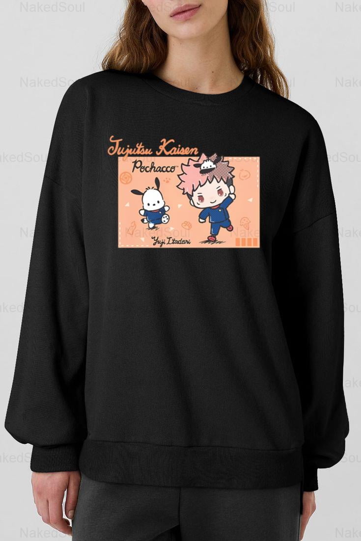 Jujutsu Kaisen x Hello Kitty Yuji Sweatshirt Anime Crossover - Walmart.com