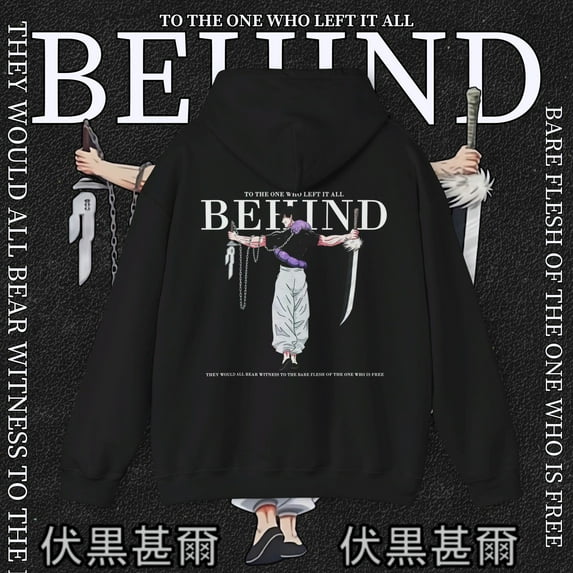 Jujutsu Kaisen x Toji Fushiguro, Jujutsu Kaisen Hoodie, JJK Hoodie ...