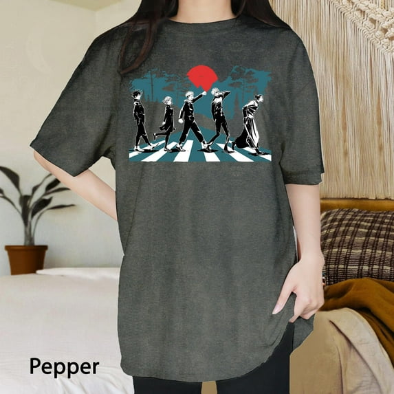 Jujutsu Road JJK Anime Shirt, Gojo Friends Jujutsu Kaisen Unisex Tee ...