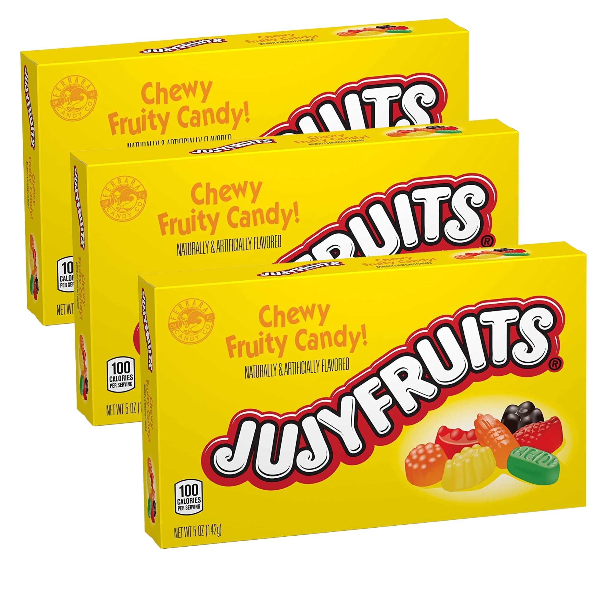 Jujyfruits Candy, 5oz Theater Box of Soft Chewy Delicious Fruit ...
