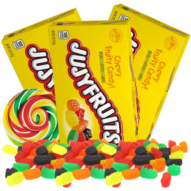 Jujyfruits Chewy Fruity Candy Theater Boxes, Classic Movie Theatre ...