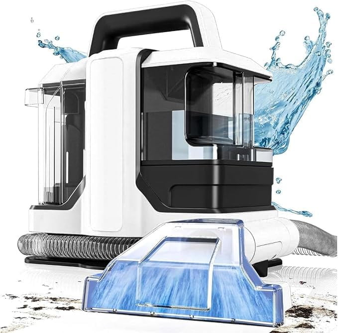 Jukkre Carpet Cleaner Machine Portable Carpet Upholstery Spot Cleaner ...