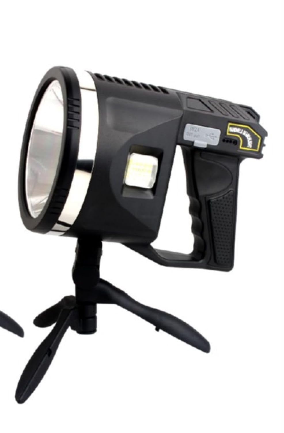 Jukkre LED Rechargeable Handheld Spotlight Flashlight High Power ...