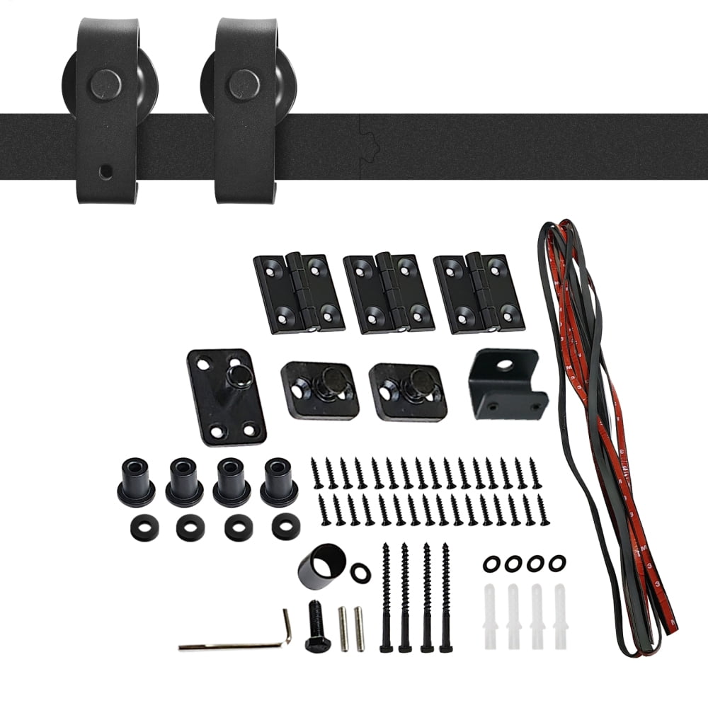 Julam Bifold Door Hardware Kit Bi-Folding Sliding Door Guide Rail Set ...