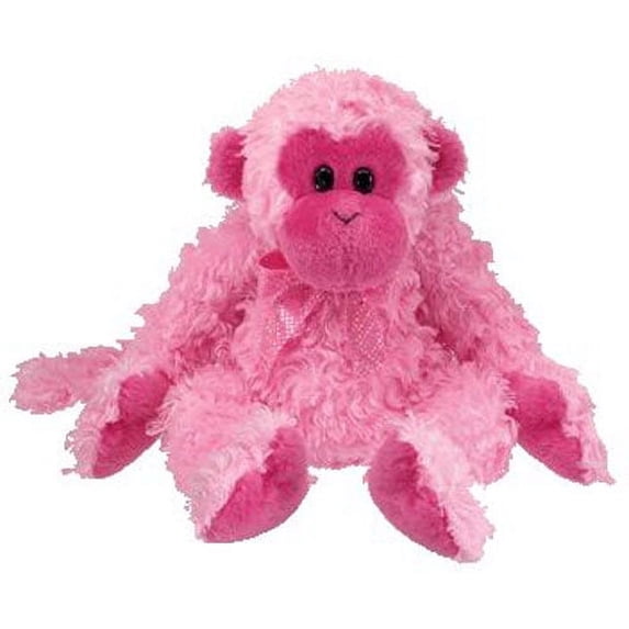 TY Beanie Babies Pinkys - JULEP the Plush Stuffed Animal Monkey (7 inch ...