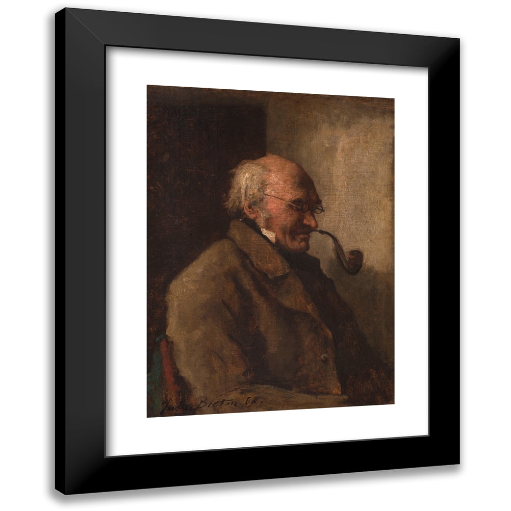 Jules Breton 14x18 Black Modern Framed Museum Art Print Titled - The ...