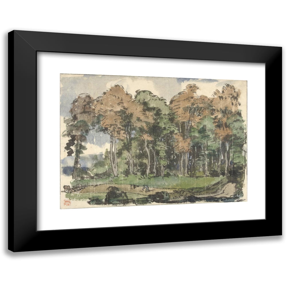 Jules Chadel 14x11 Black Modern Framed Museum Art Print Titled - Road ...