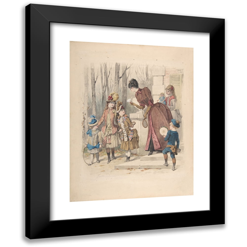 Jules David 15x18 Black Modern Framed Museum Art Print Titled - Fashion ...