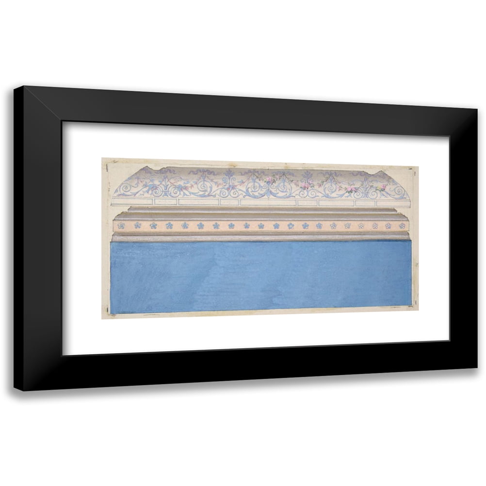 Jules-Edmond-Charles Lachaise 14x9 Black Modern Framed Museum Art Print Titled - Design for the ...