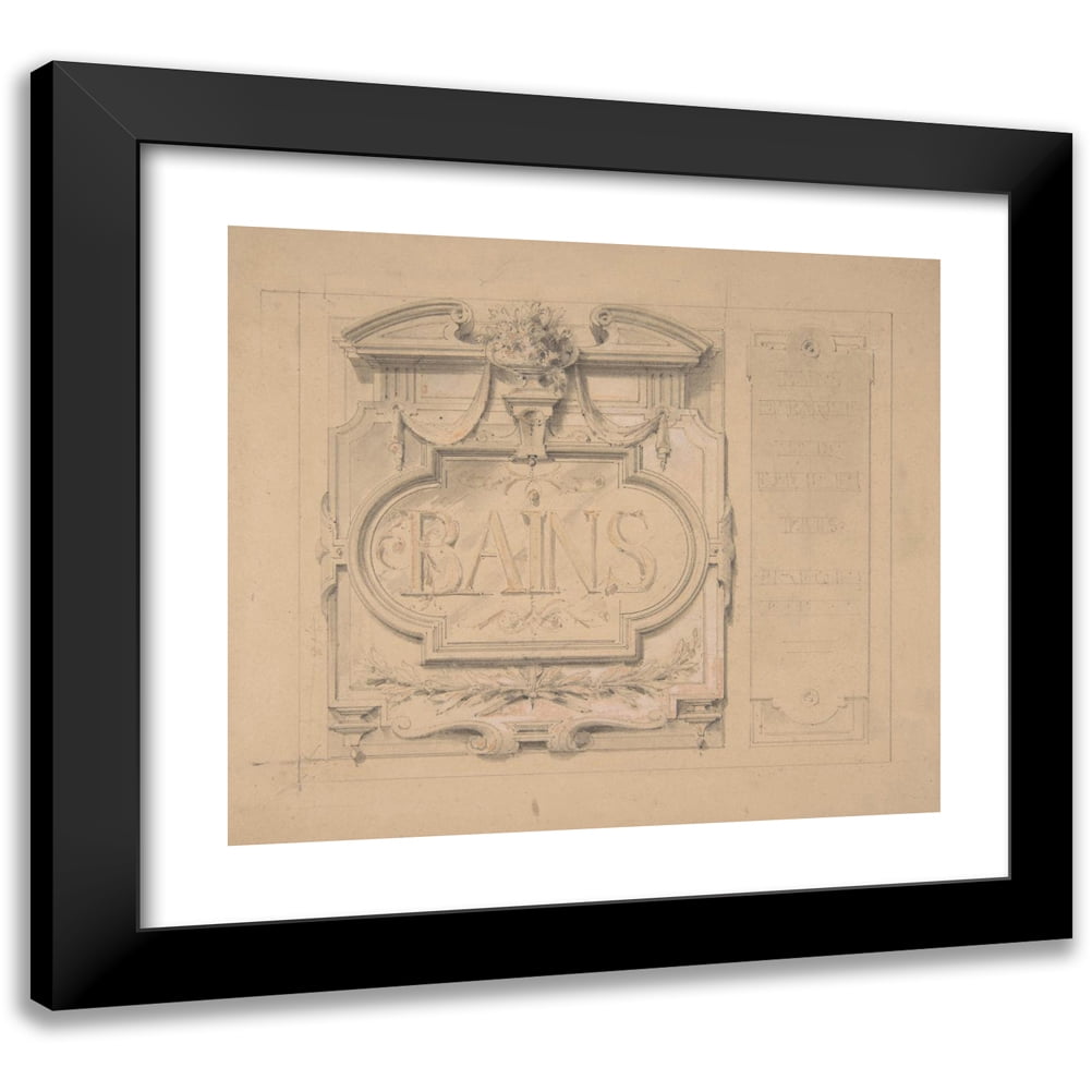 Jules-Edmond-Charles Lachaise 17x15 Black Modern Framed Museum Art ...