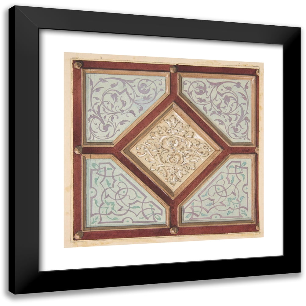 Jules-Edmond-Charles Lachaise 20x20 Black Modern Framed Museum Art ...