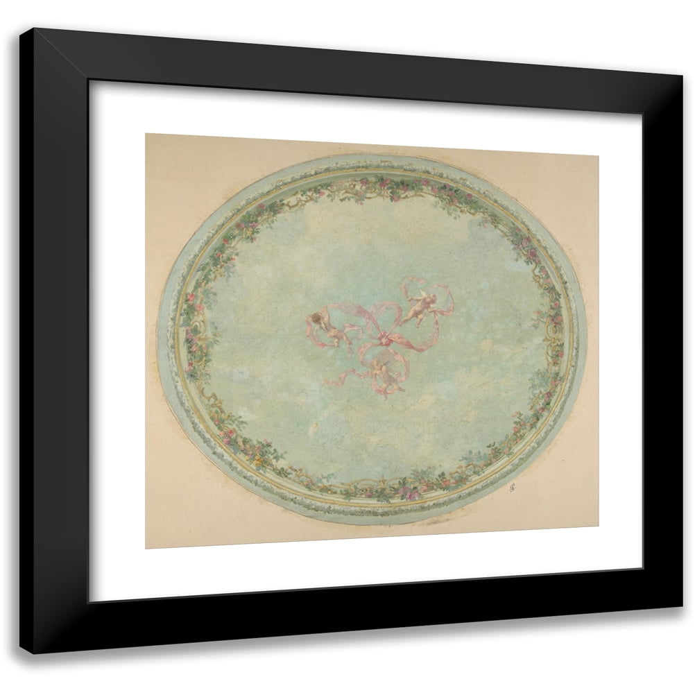 Jules-Edmond-Charles Lachaise 22x20 Black Modern Framed Museum Art ...