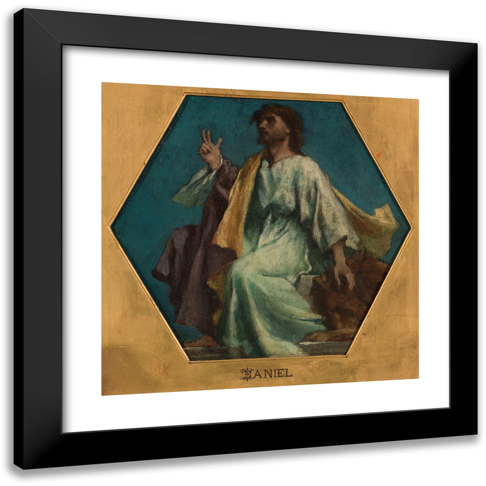 Jules Elie Delaunay 15x15 Black Modern Framed Museum Art Print Titled ...