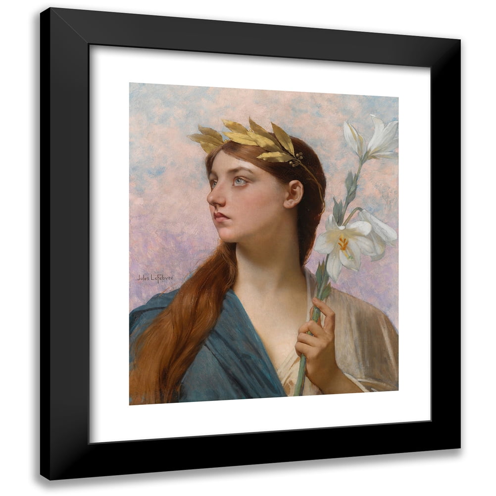 Jules Joseph Lefebvre 12x14 Black Modern Framed Museum Art Print Titled ...