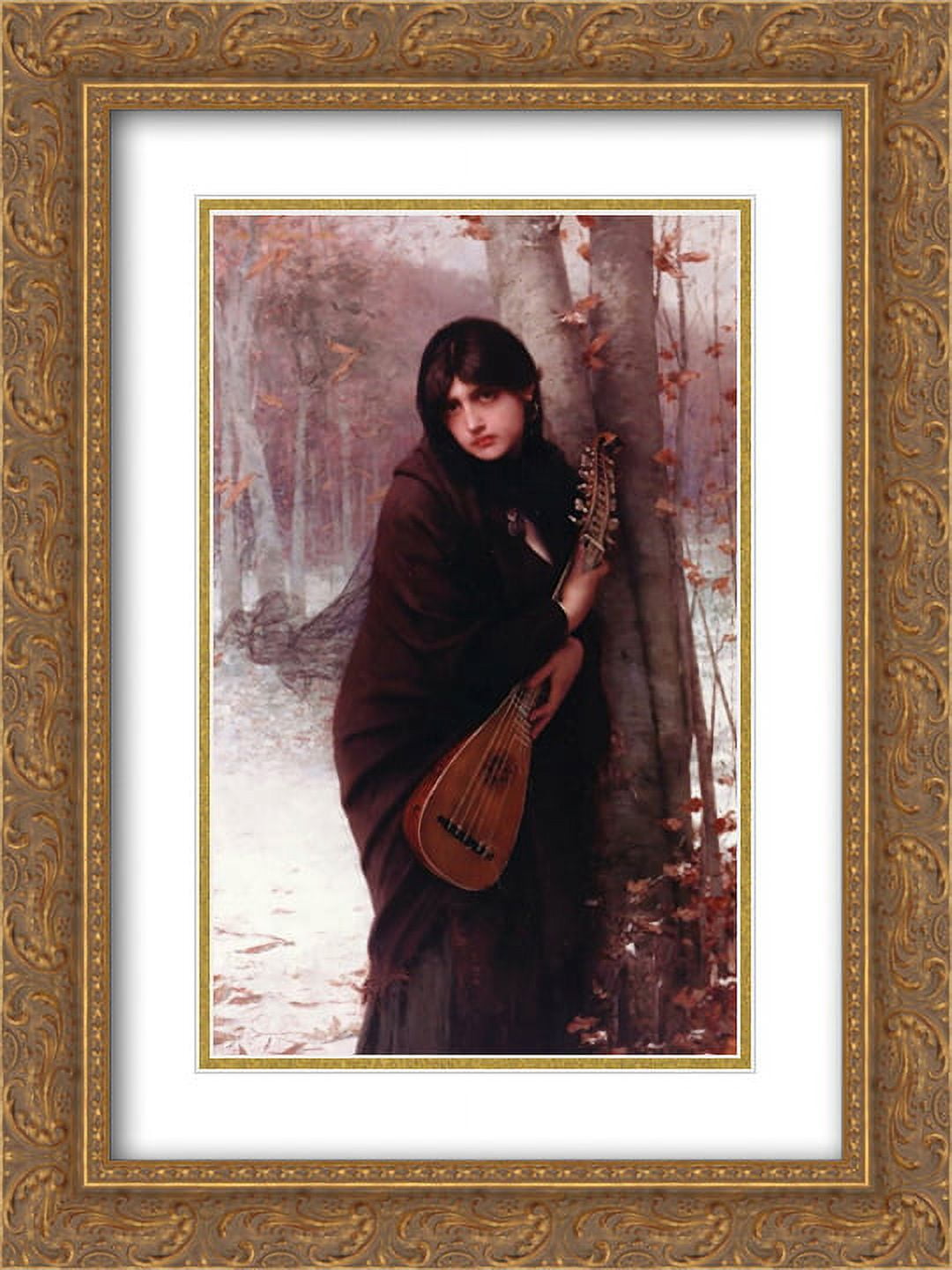 Jules Joseph Lefebvre 2x Matted 18x24 Gold Ornate Framed Art Print ...