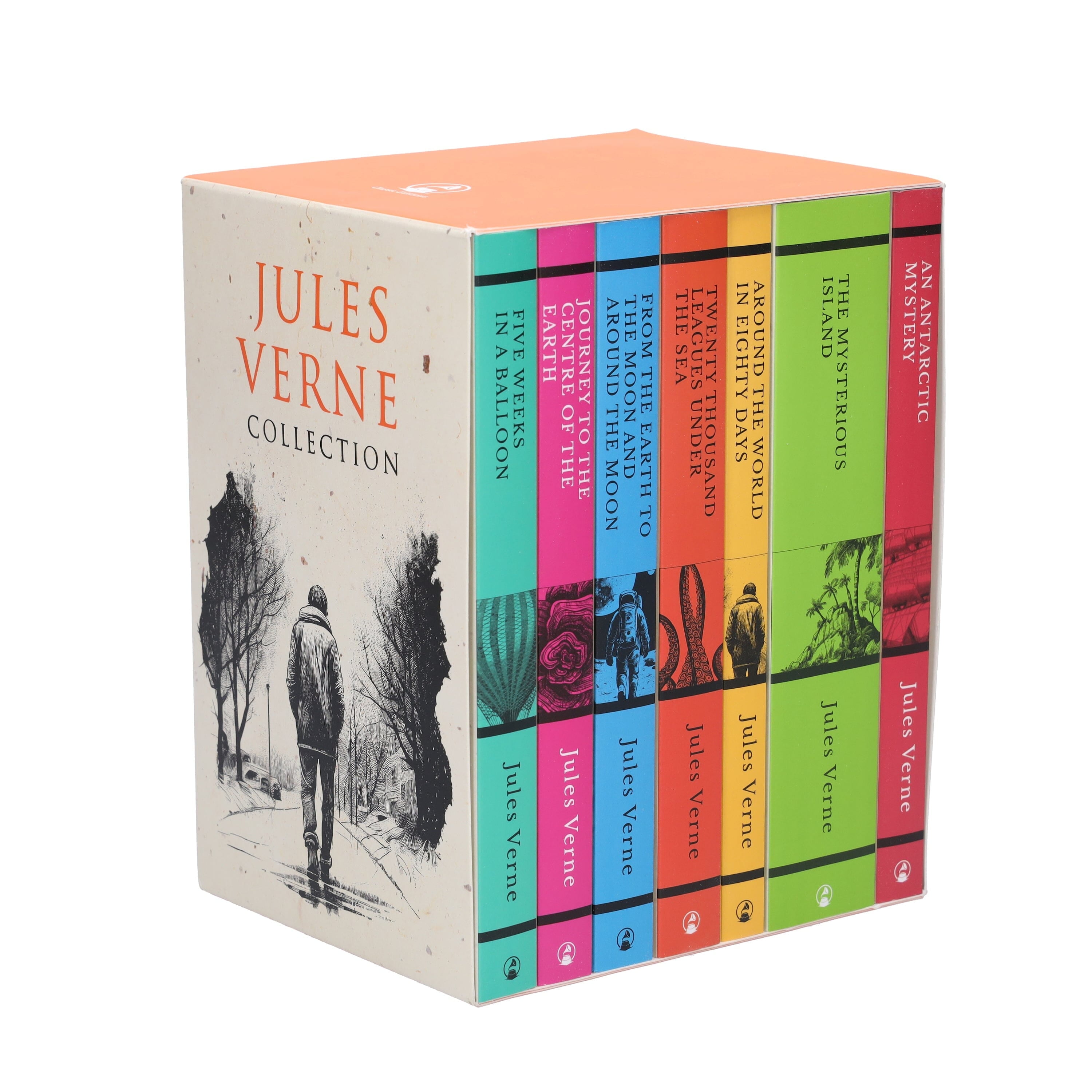 Jules Verne 7 Books Set Collection: (Journey to the Centre of the Earth ...