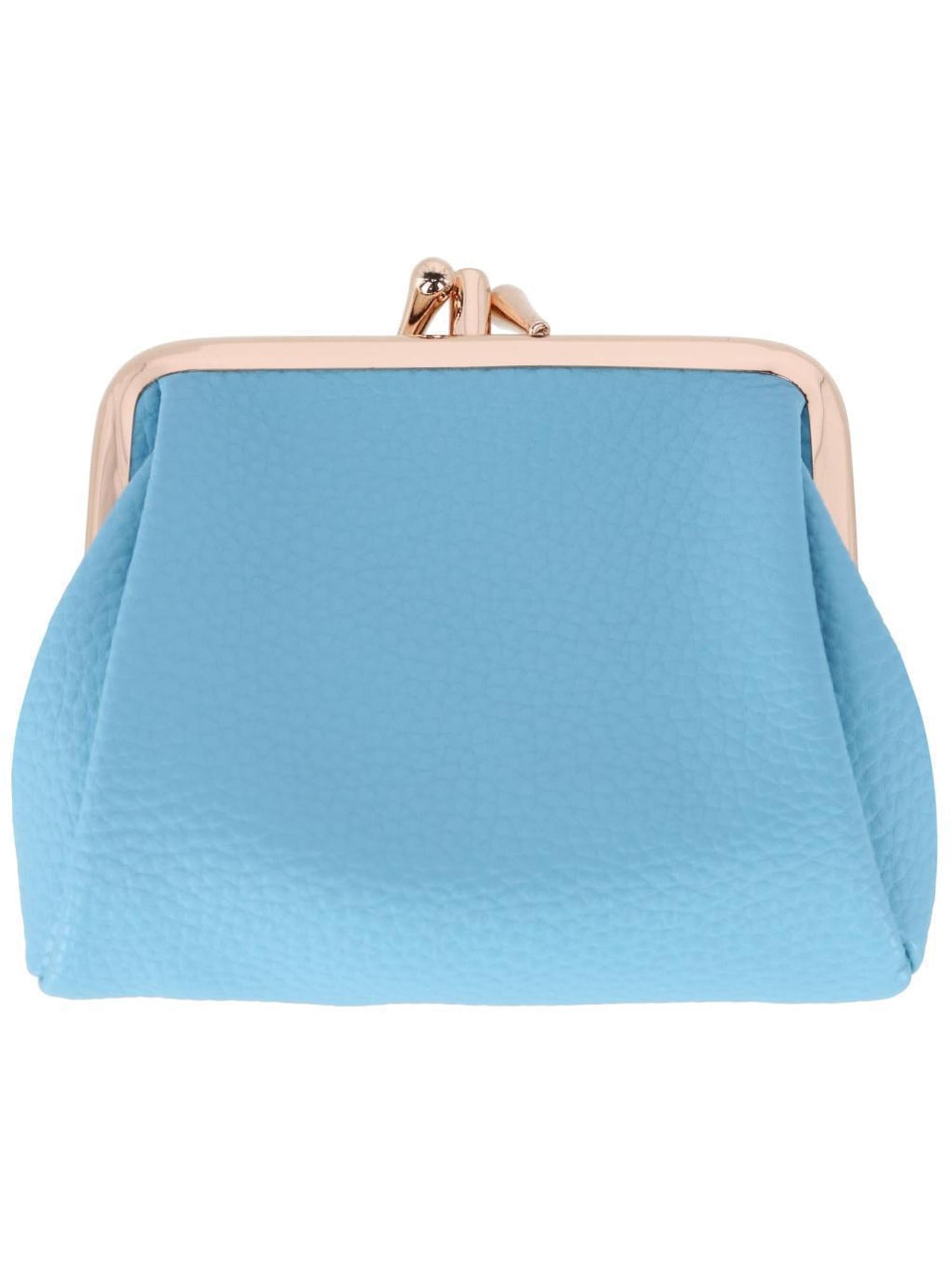 Julia Buxton Vegan Leather Triple Frame Coin Purse Wallet (Women ...