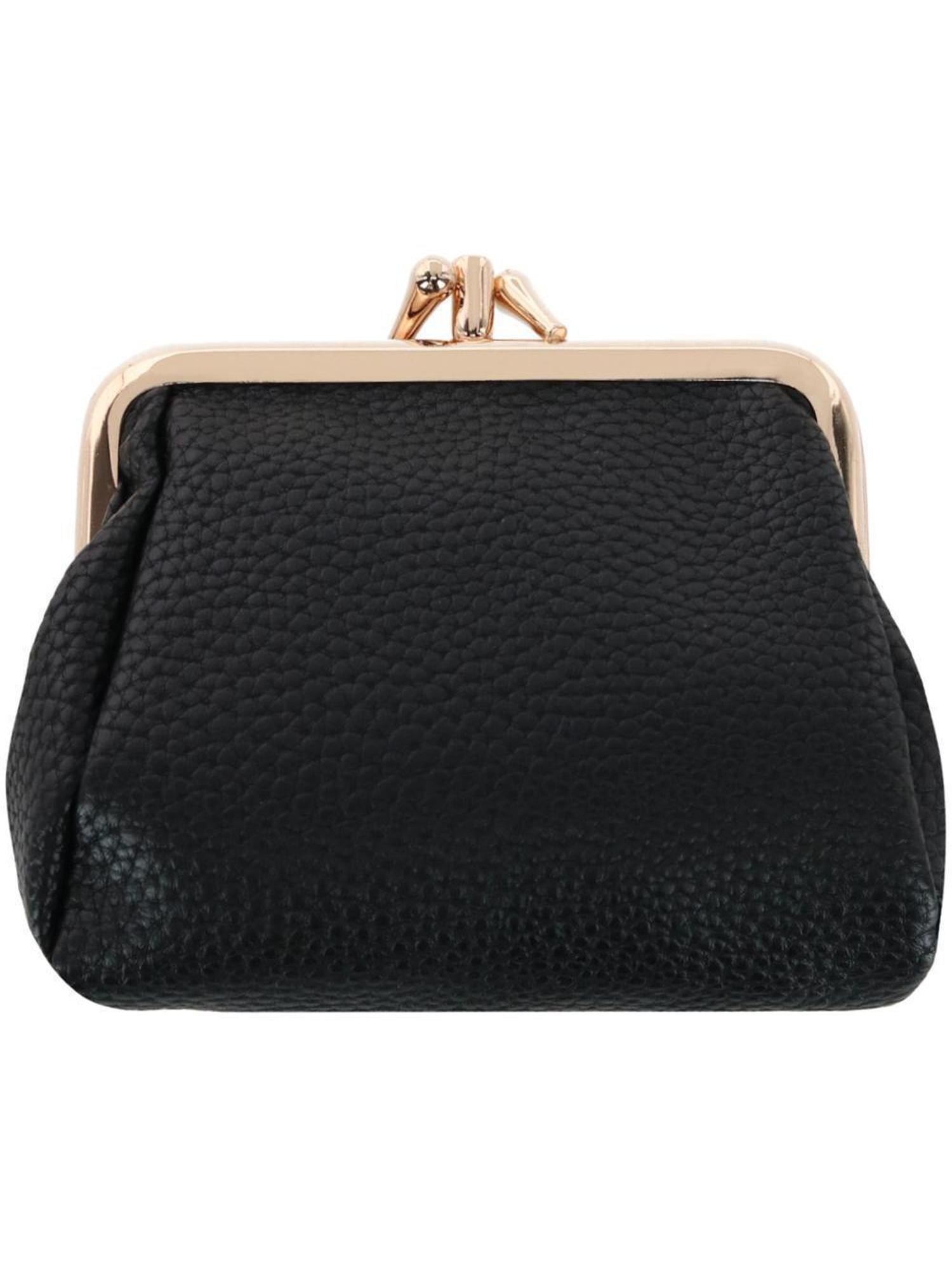 Julia Buxton Vegan Leather Triple Frame Coin Purse Wallet (Women ...