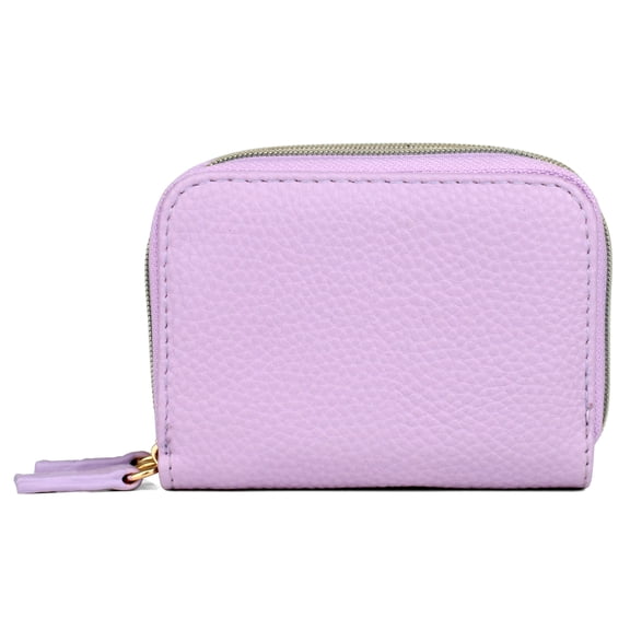 Julia Buxton Women's Pebble Vegan Leather Ultimate Organizer, Lilac ...